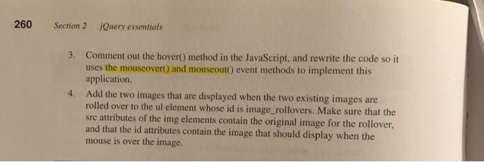 Solved exercise 8-2 use different event methods for the | Chegg.com