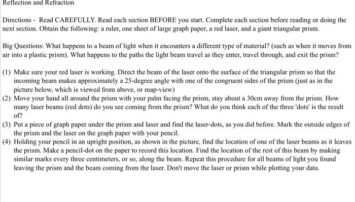 Solved Directions - Read CAREFULLY. Read each section BEFORE | Chegg.com