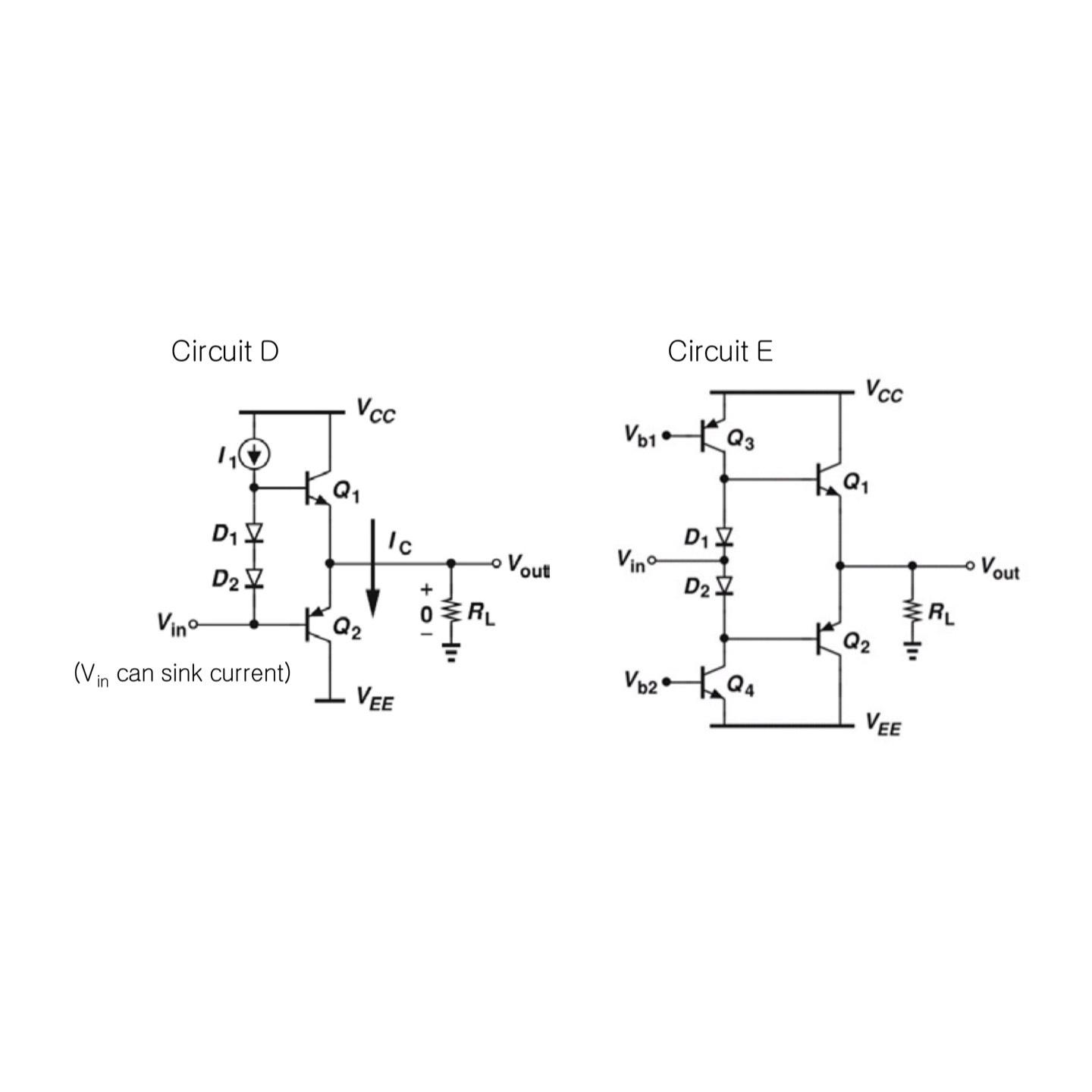 Solved Please sketch Vout as a function of Vin. And also | Chegg.com