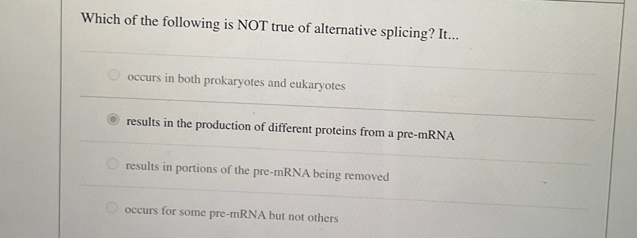 Solved Which of the following is NOT true of alternative | Chegg.com