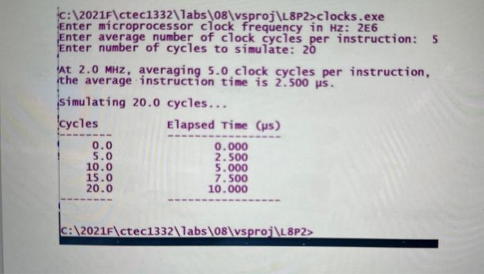 Solved please help im trying to get the specific output | Chegg.com