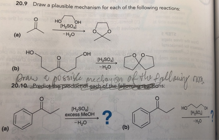 Solved 20.9 20.9 Draw a plau Draw a plausible mechanism for | Chegg.com