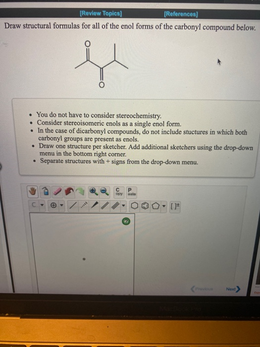 Solved [Review Topics) [References) Draw structural formulas | Chegg.com