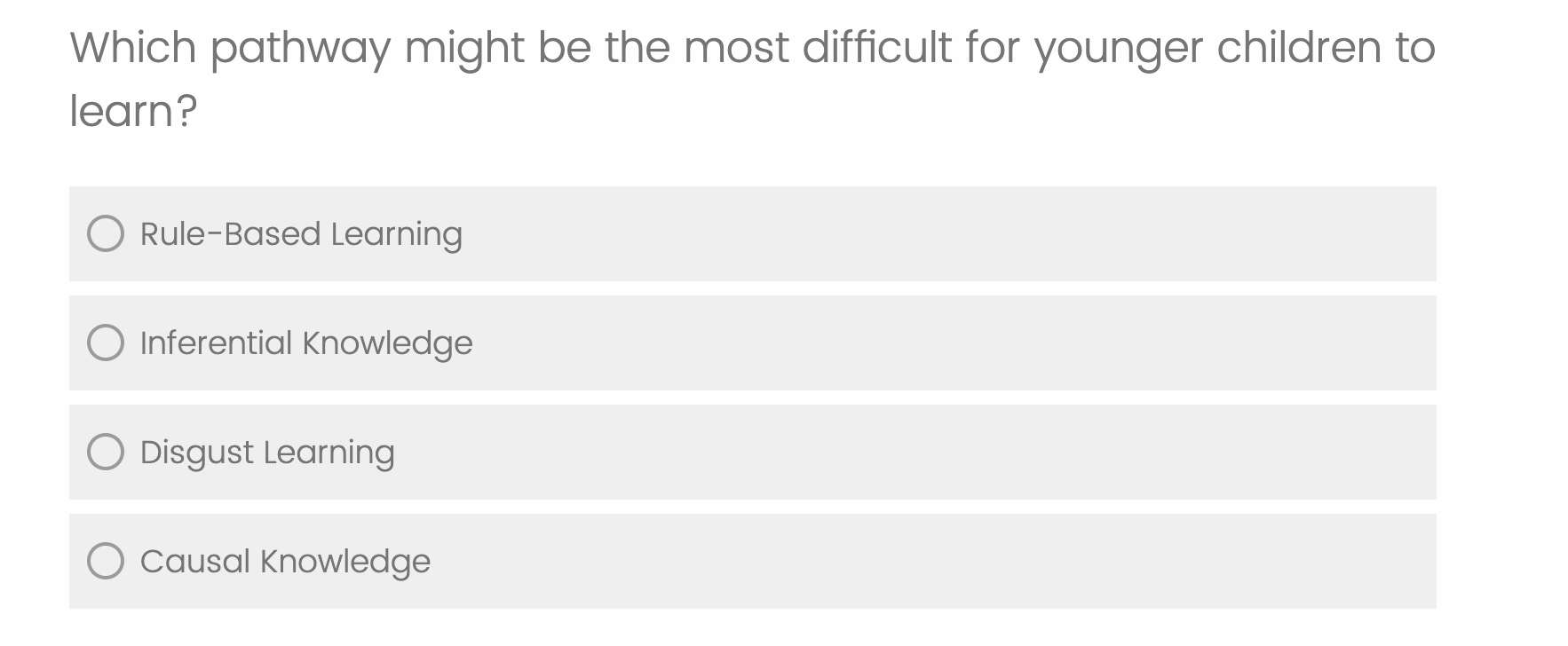 Solved Which pathway might be the most difficult for younger | Chegg.com