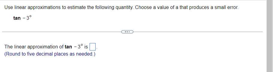 Solved Use linear approximations to estimate the following | Chegg.com