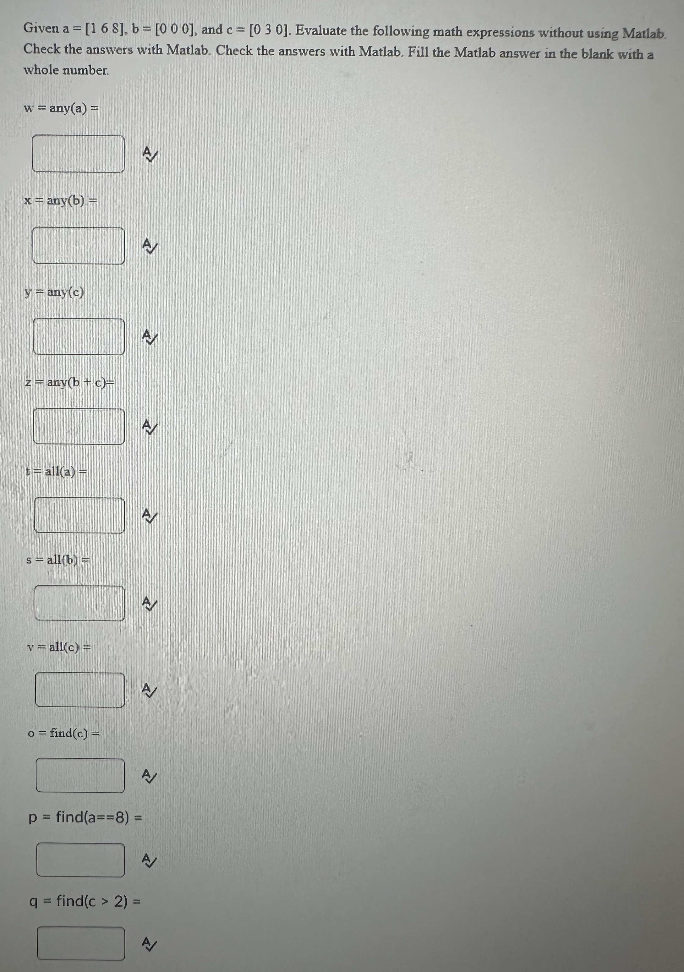 Solved Use matlab function aswell please! Given | Chegg.com
