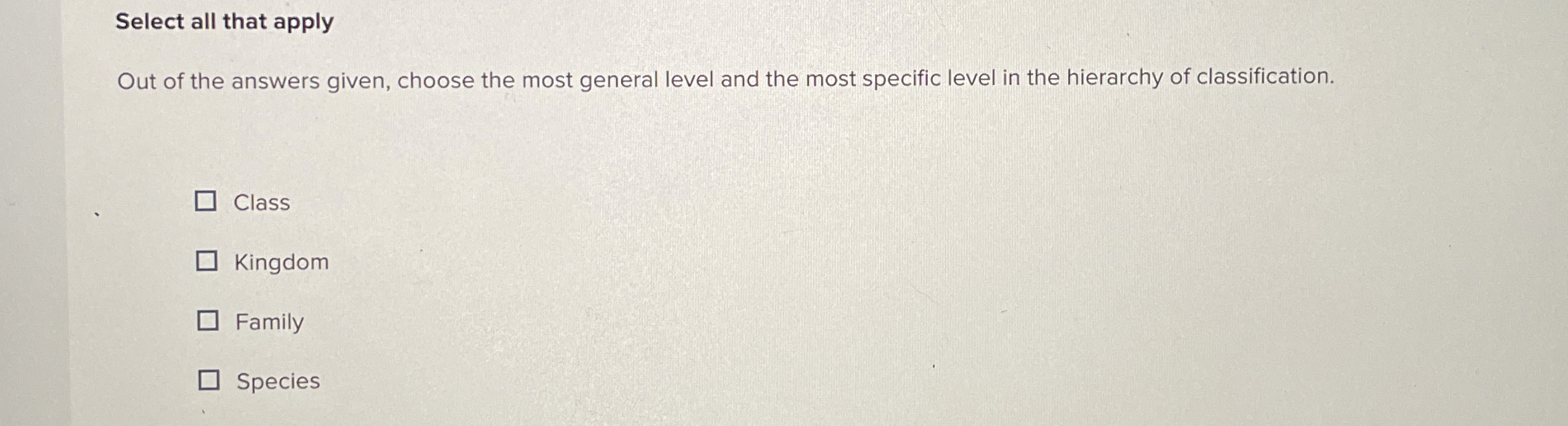 Solved Select all that applyOut of the answers given, choose | Chegg.com