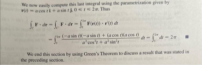 Solved 27. Use the method of Example 5 to calculate ∫CF⋅dr, | Chegg.com