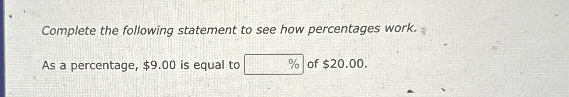 Solved Complete the following statement to see how | Chegg.com