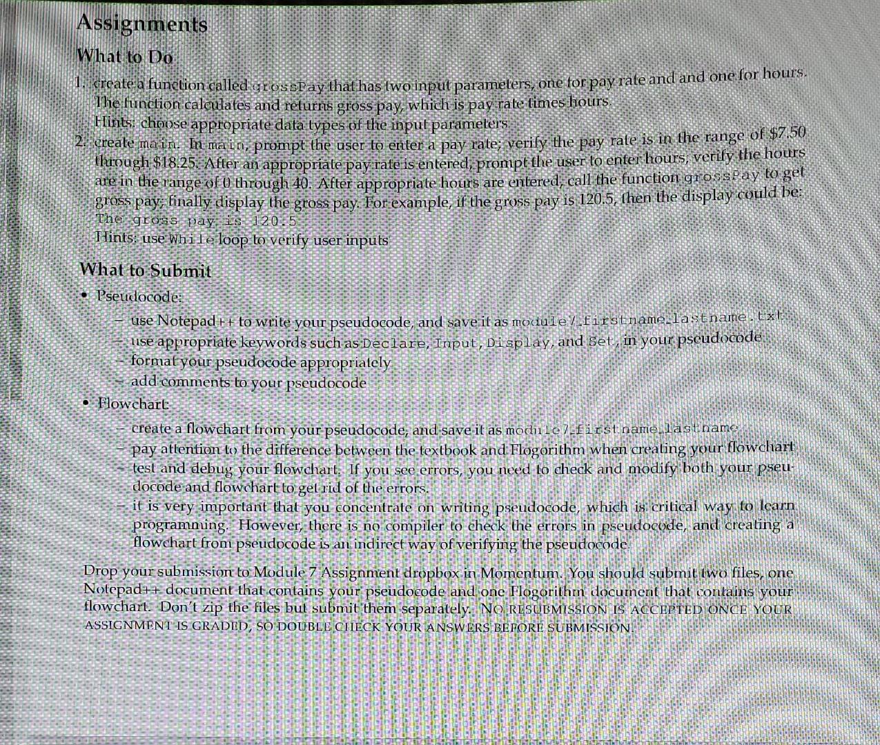 Solved What to Do 1. createla funclion ealled gossedy that | Chegg.com