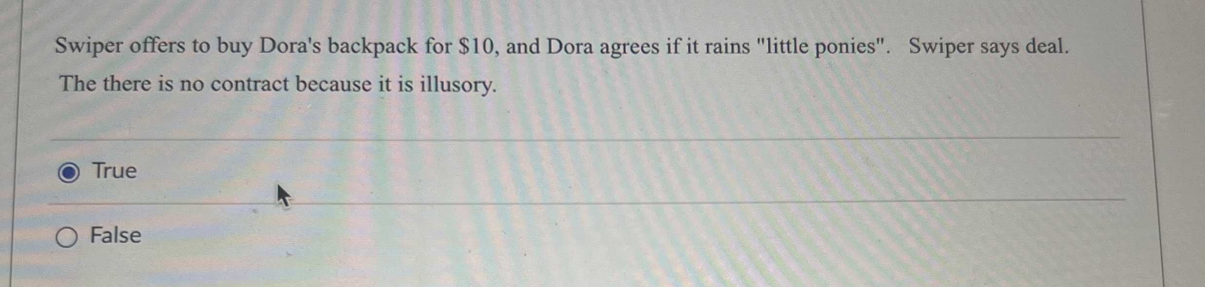 Solved Swiper offers to buy Dora's backpack for $10, ﻿and | Chegg.com