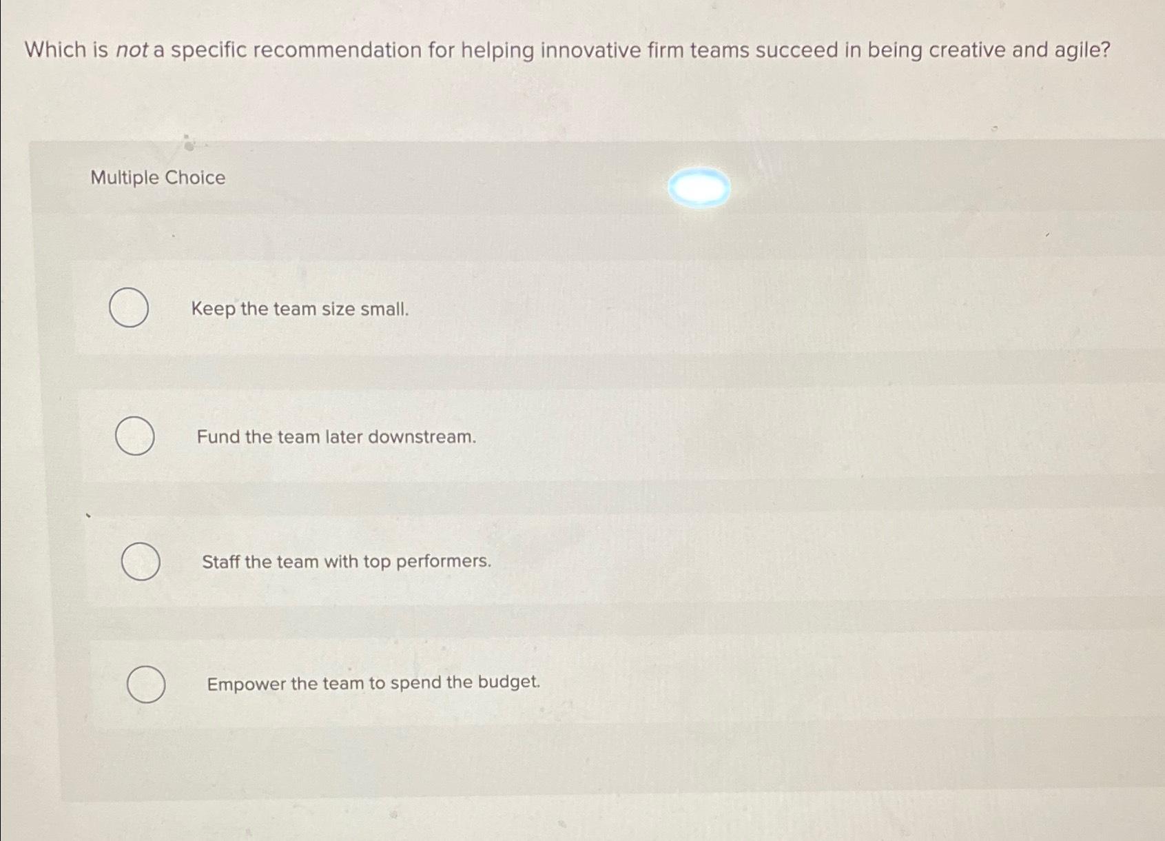 Solved Which is not a specific recommendation for helping | Chegg.com