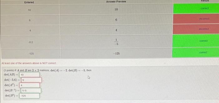 Solved At least one of the answers above is NOT conect, (3 | Chegg.com