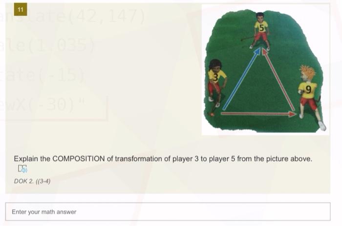 Solved 11 14 5 9 Explain the COMPOSITION of transformation | Chegg.com
