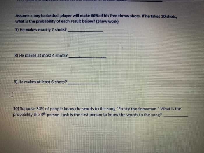 Solved AP Statistics Discrete Distributions Quiz Let X be | Chegg.com