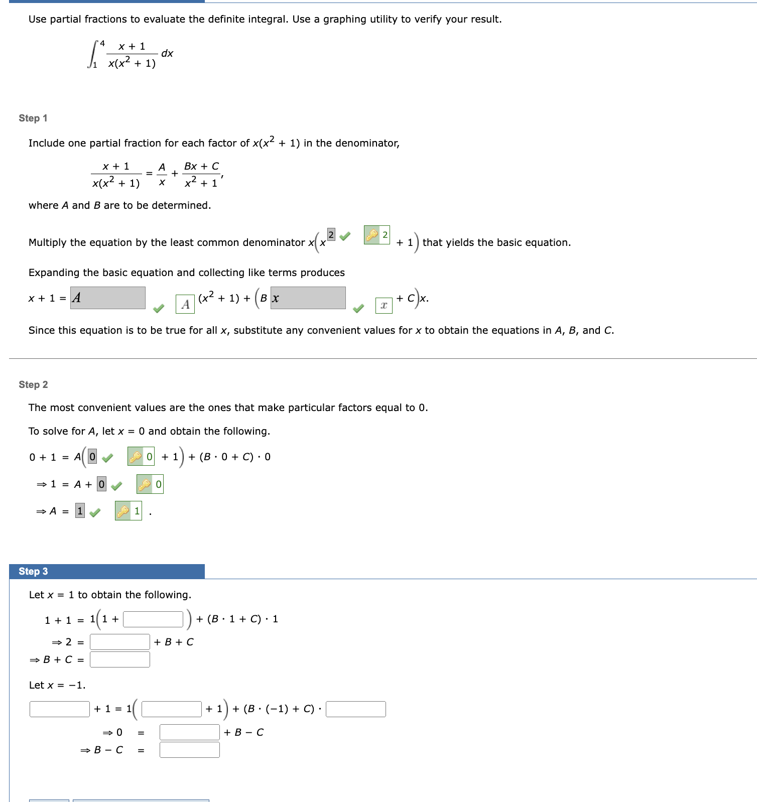 Solved Use partial fractions to evaluate the definite | Chegg.com