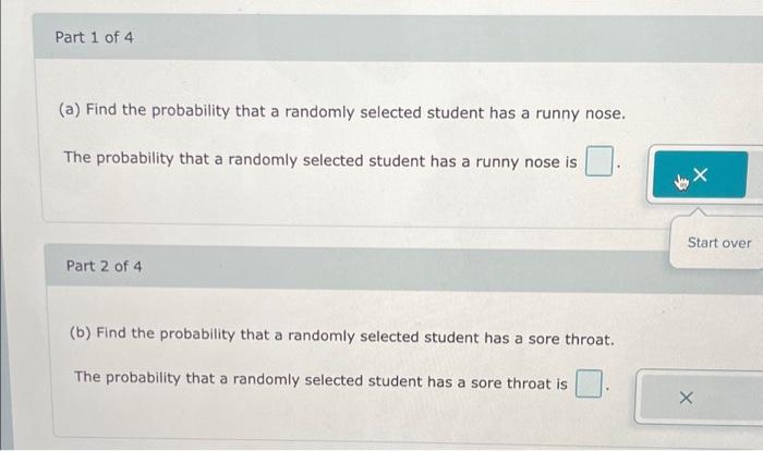 Solved (c) Find the probability that a randomly selected | Chegg.com