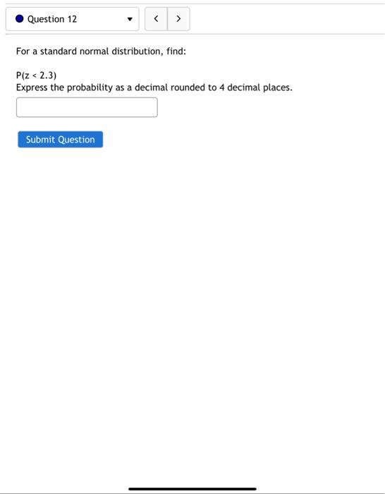 Solved For a standard normal distribution, find: P(−2.68 | Chegg.com
