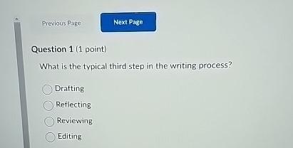 Solved Previous PageQuestion 1 (1 ﻿point)What is the typical | Chegg.com