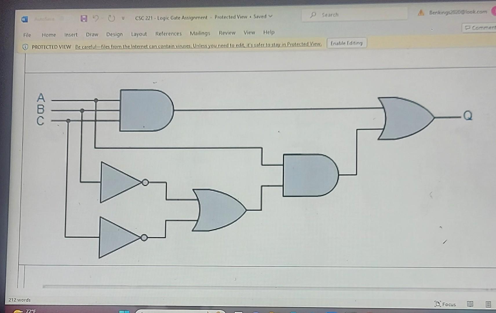 Solved File Home Insert Draw Design Layout References | Chegg.com