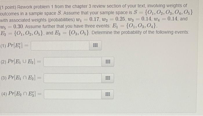 Solved (1 point) Rework problem 28 from section 3.4 of your | Chegg.com