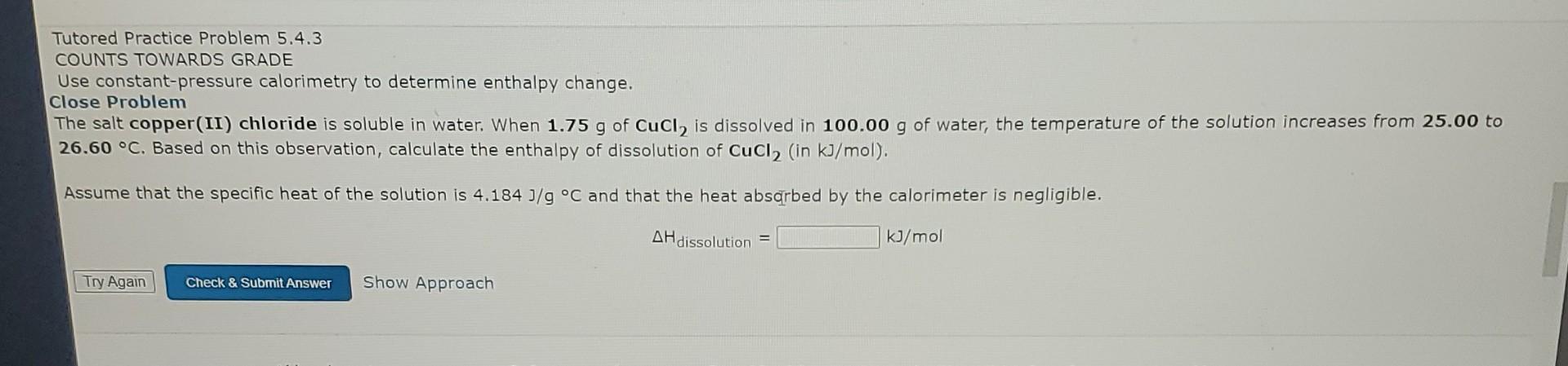 Solved Tutored Practice Problem 5 4 3 Counts Towards Grade