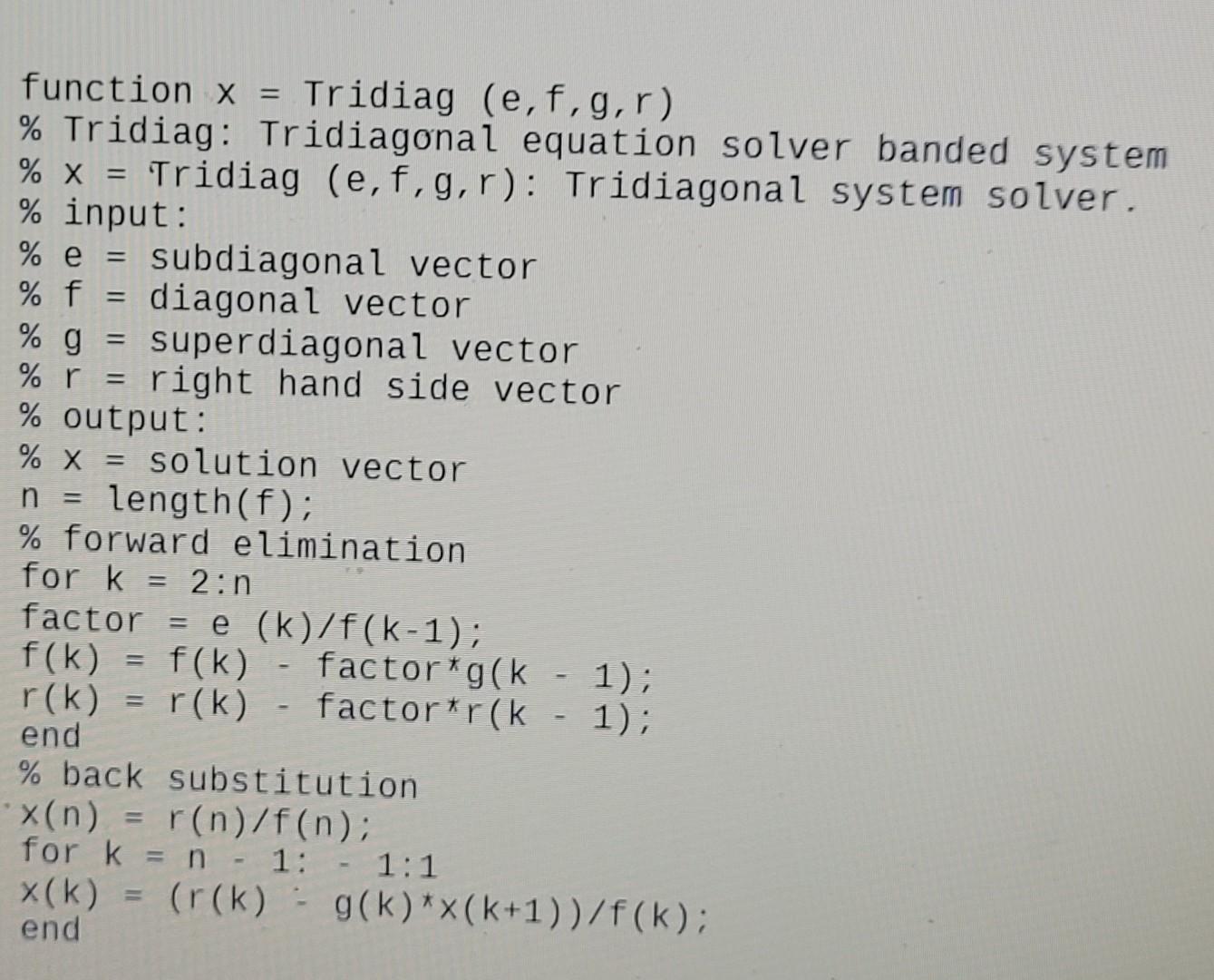 Solved 4) Write M-file script implementing the finite | Chegg.com Solved 4) Write M-file script implementing the finite | Chegg.com