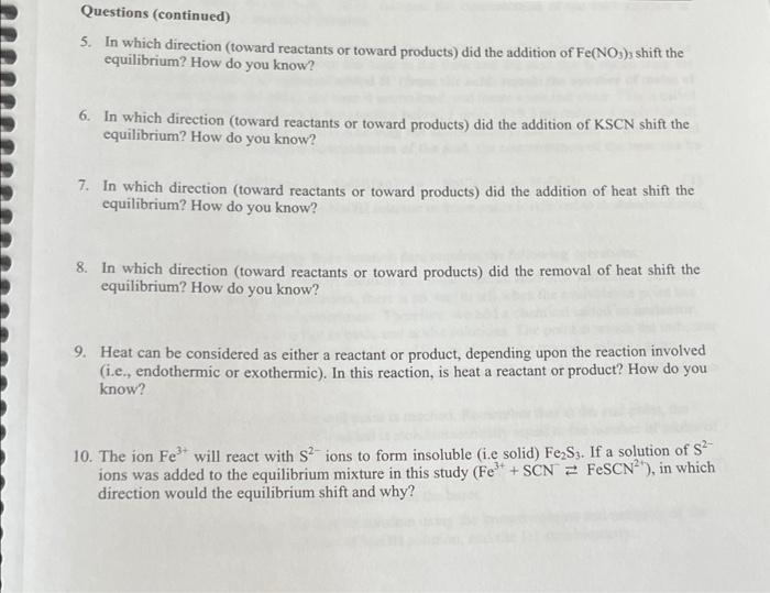 Solved 1. How did increasing the reactant concentration | Chegg.com