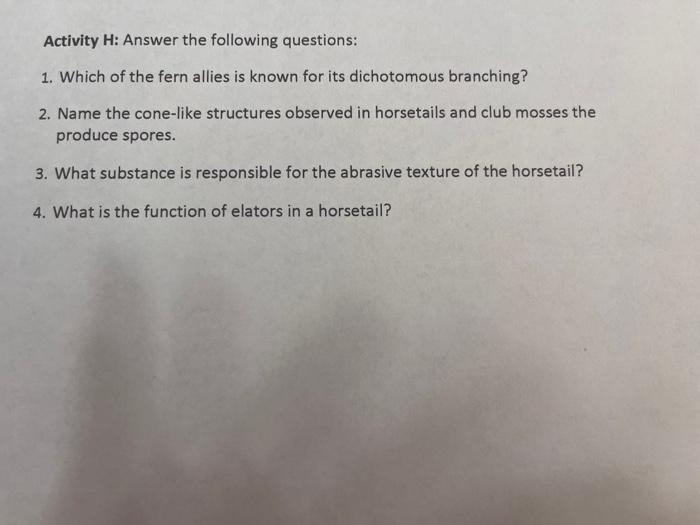 Solved Activity A: Label parts A-F in the diagram above with | Chegg.com