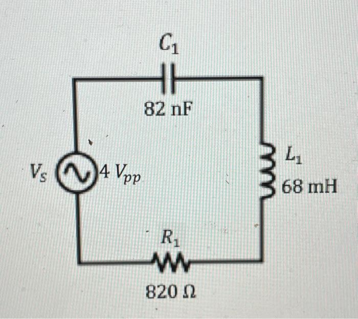 Task 2. LTspice Simulations: 820Ω Use the schematic | Chegg.com
