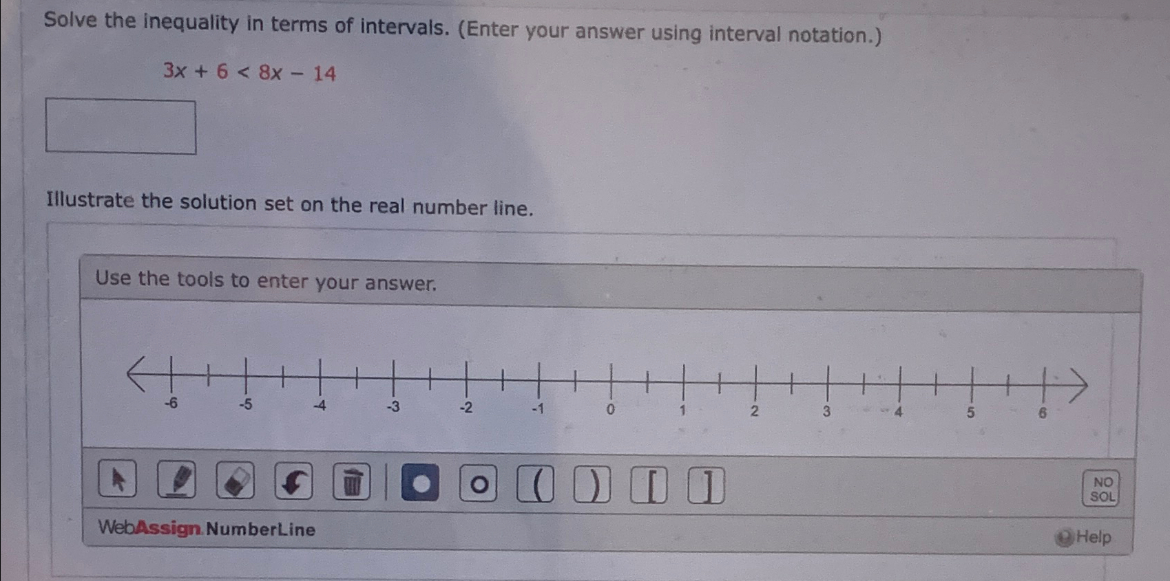 Solved Solve the inequality in terms of intervals. (Enter | Chegg.com