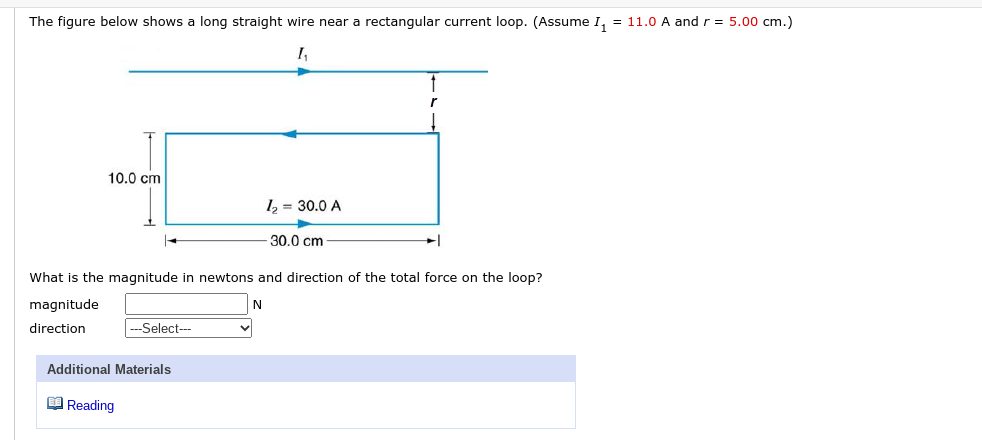 Solved The figure below shows a long straight wire near a | Chegg.com