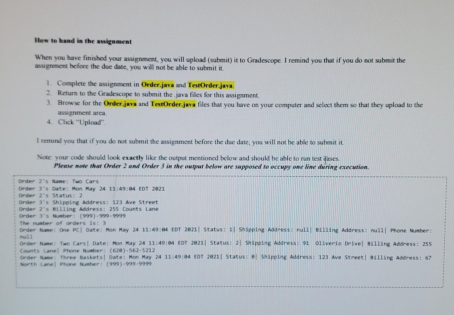 Solved CSCl 1301 Homework \#7 Due date: October 22, 2023 | Chegg.com