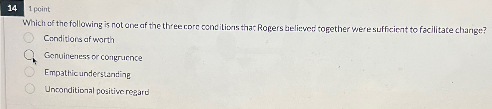Solved 14,1 ﻿pointWhich of the following is not one of the | Chegg.com