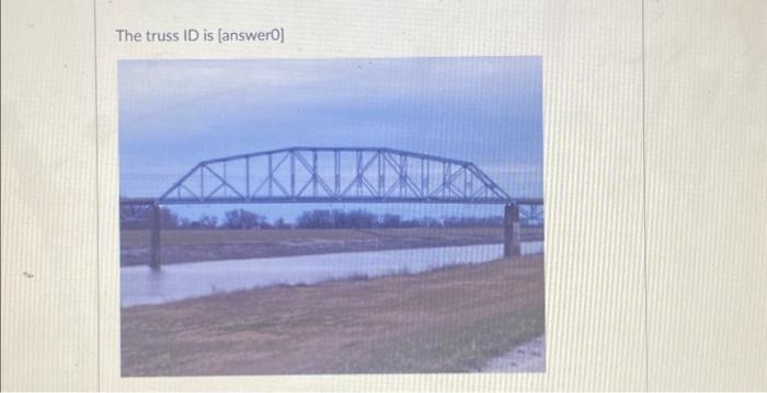 Solved The truss ID is [answero] | Chegg.com