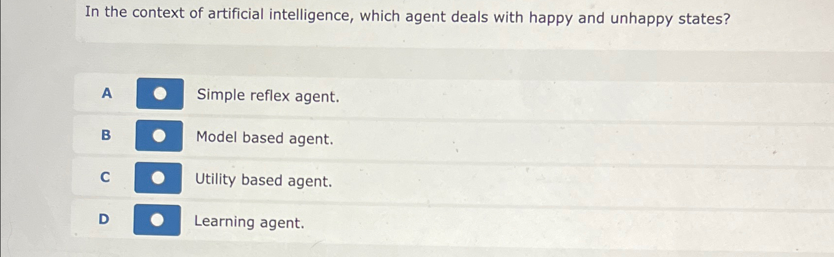 Solved In the context of artificial intelligence, which | Chegg.com