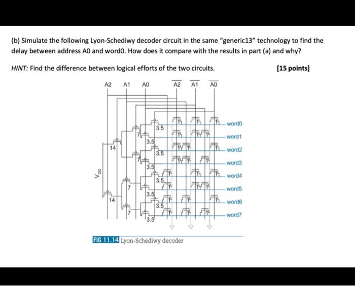 Question 5. (a) Sketch a design for a 3:8 decoder (as | Chegg.com