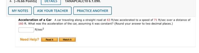 Solved 3. [-76.66 Points] DETAILS TANAPCALC10 6.1.090. MY | Chegg.com
