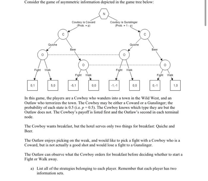 Solved Problem #1: Separating Equilibria (10 pts) Consider | Chegg.com