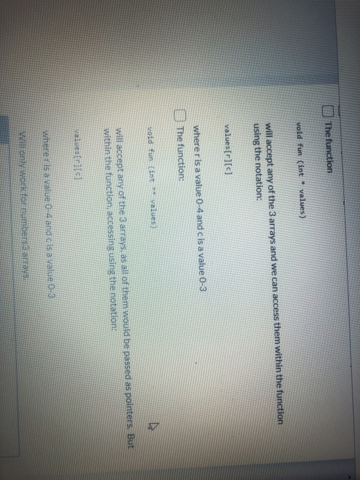 Solved 2 0/1 point Given the code below, which of the | Chegg.com