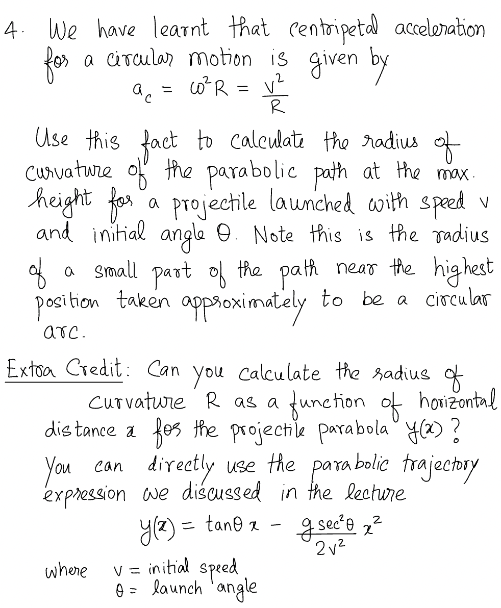 Solved We have learnt that centripetal accelerationfor a | Chegg.com
