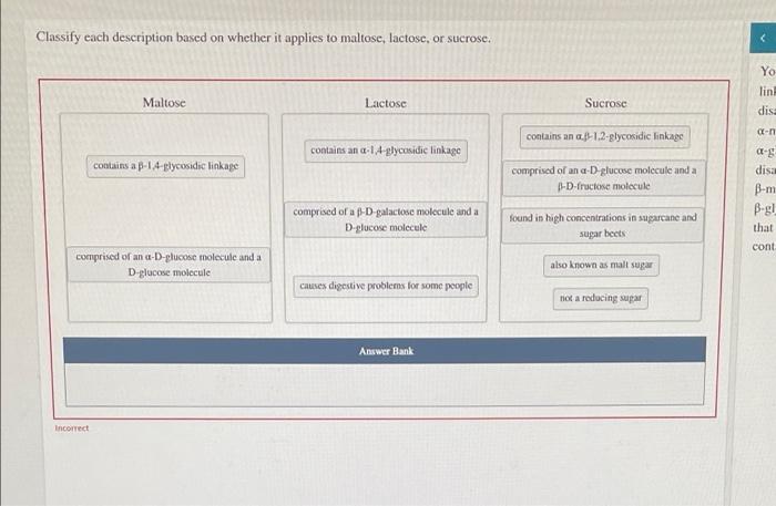 Solved Classify each description based on whether it applies | Chegg.com