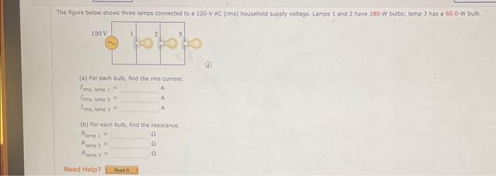 Solved The figure below shows three famps connected to a | Chegg.com