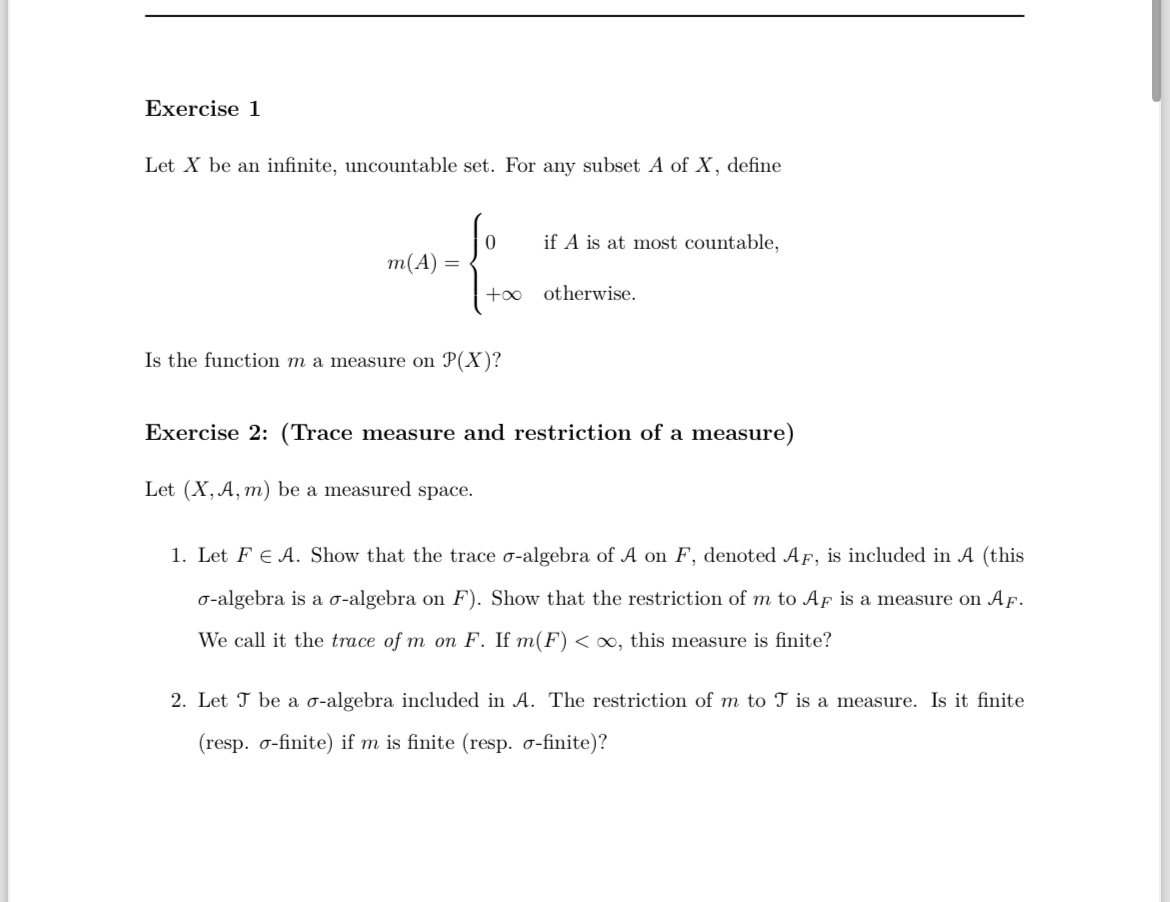 Solved Sobolev space Exercise 1Let x ﻿be an infinite, | Chegg.com