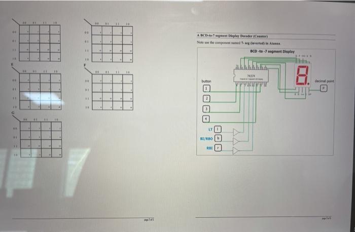 Solved CS206 - Digital Logic Design Lab 5: Seven-Segment | Chegg.com