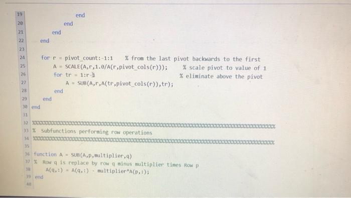 Solved Matlab Problem 41 Counting Arithmetic Operations In 