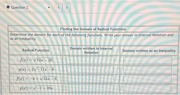 Solved Would you please separete esch radicals functions | Chegg.com