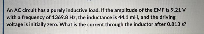 Solved 23.2 Inductors and Inductive Reactance An AC circuit | Chegg.com