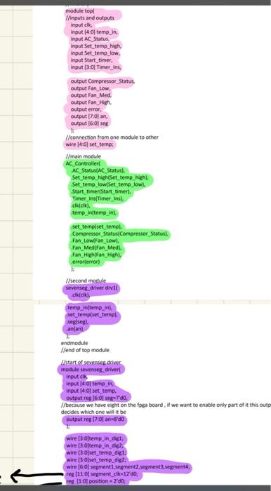 Solved can i get the (module block diagram) for the below | Chegg.com