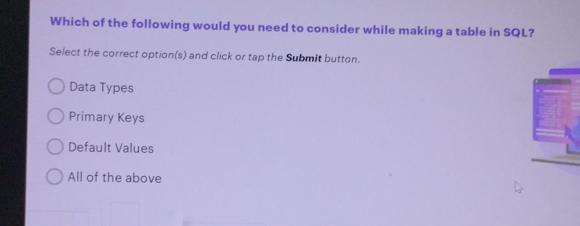 Solved Which of the following would you need to consider | Chegg.com
